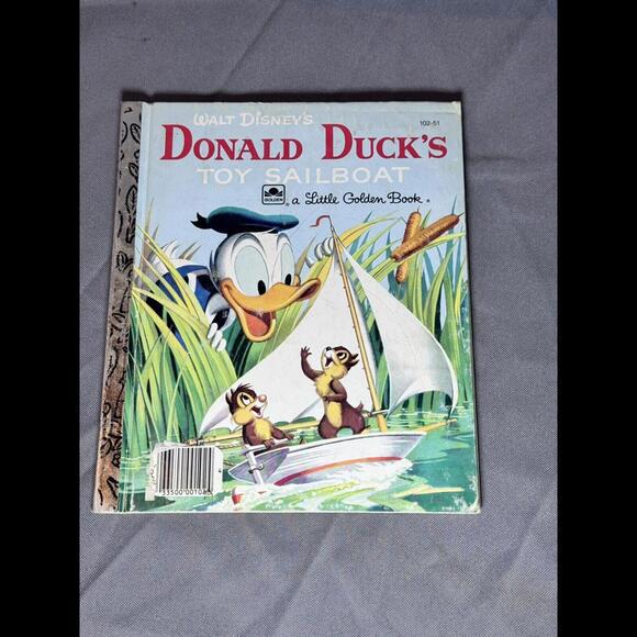Other | Walt Disneys Donald Ducks Toy Sailboat A Little Golden Book ...